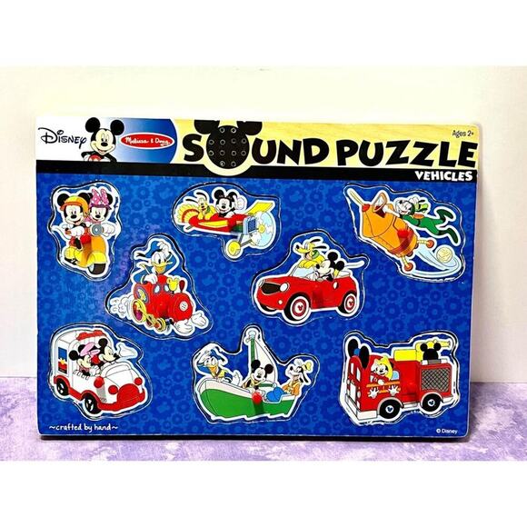 Disney | Games | Melissa Doug Disney Mickey Mouse Friends Vehicles ...